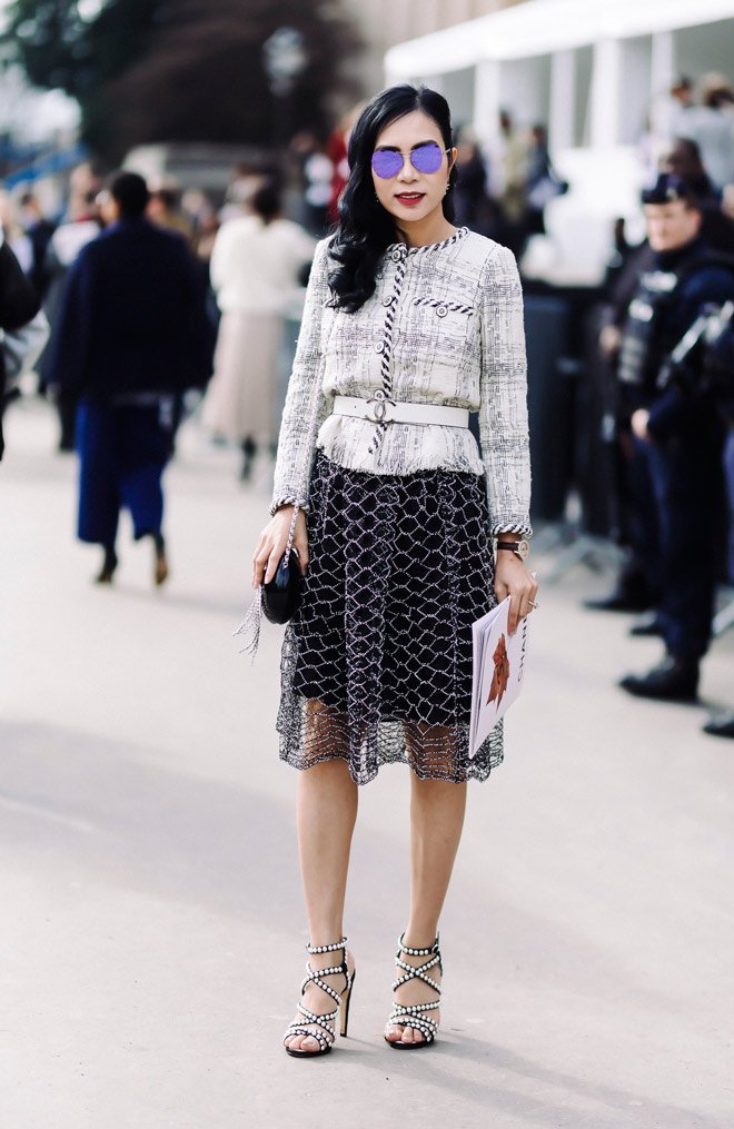 Không chỉ dự show Chanel, CEO Elise Lưu Nga còn thần thái hơn người
