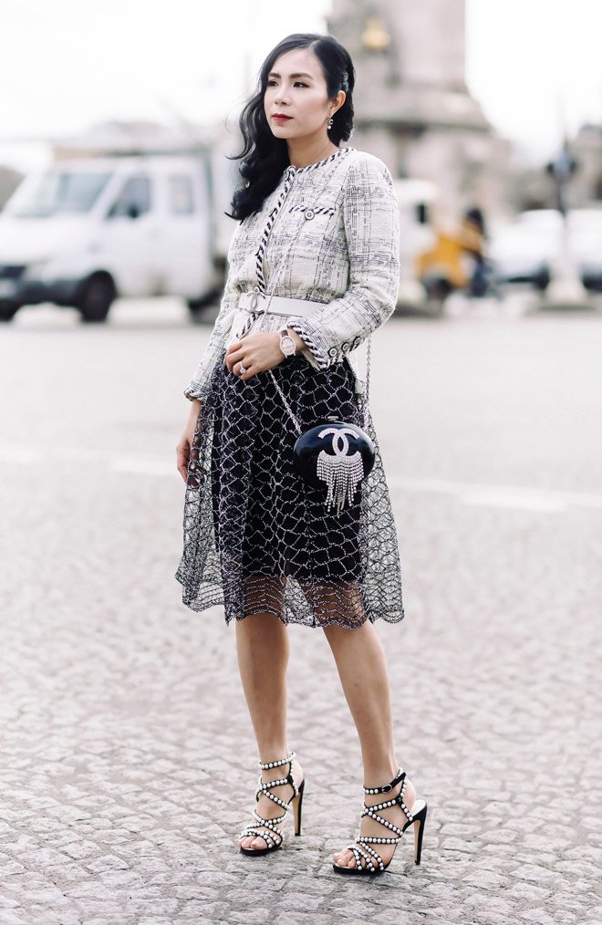 Không chỉ dự show Chanel, CEO Elise Lưu Nga còn thần thái hơn người