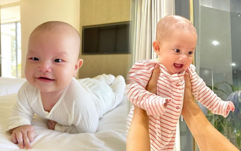 Hồ Ngọc Hà cho biết chỉ số phát triển của 2 con sinh đôi: Leon vượt ...