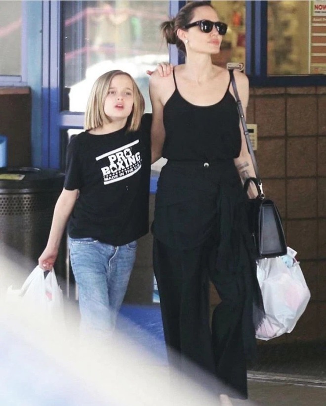 Con gái út của Angelina Jolie 13 tuổi đã dậy thì lớn bổng, ngày càng ra ...