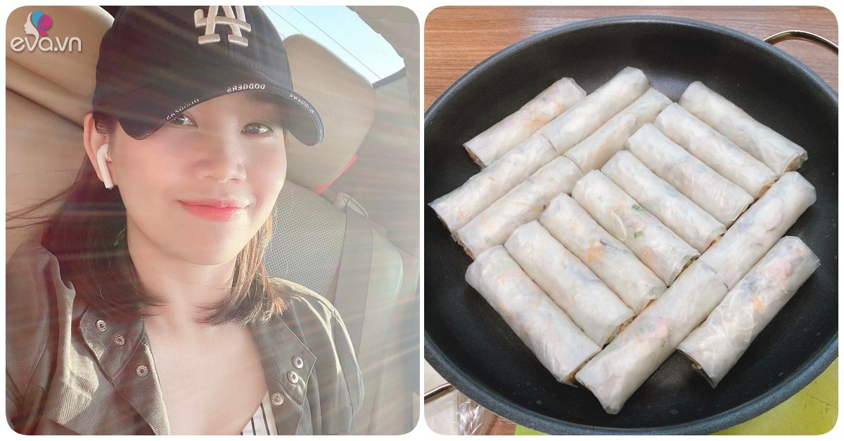 Gái đảm gói nem rán đều tăm tắp 100 cái như 1 để dành ăn Tết nhờ có ...