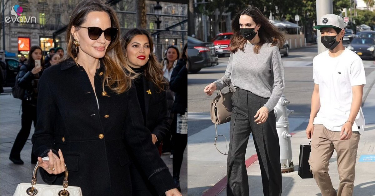 Angelina một mình lộ diện, thần thái thể hiện đẳng cấp nữ thần Hollywood