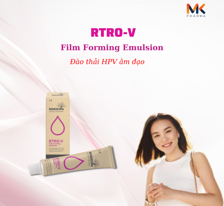 RTRO-V Film Forming Emulsion - giải pháp mới giúp tăng đào thải HPV, hỗ ...