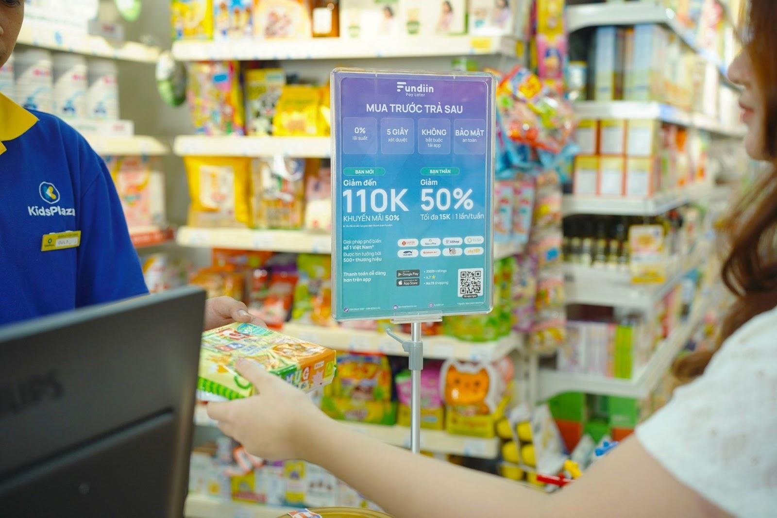 Fundiin hợp tác với KidsPlaza triển khai Mua trước Trả sau không lãi suất