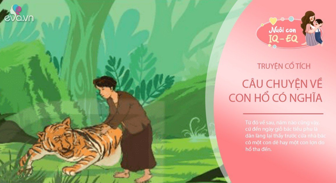 Truyện cổ tích: Con hổ có nghĩa