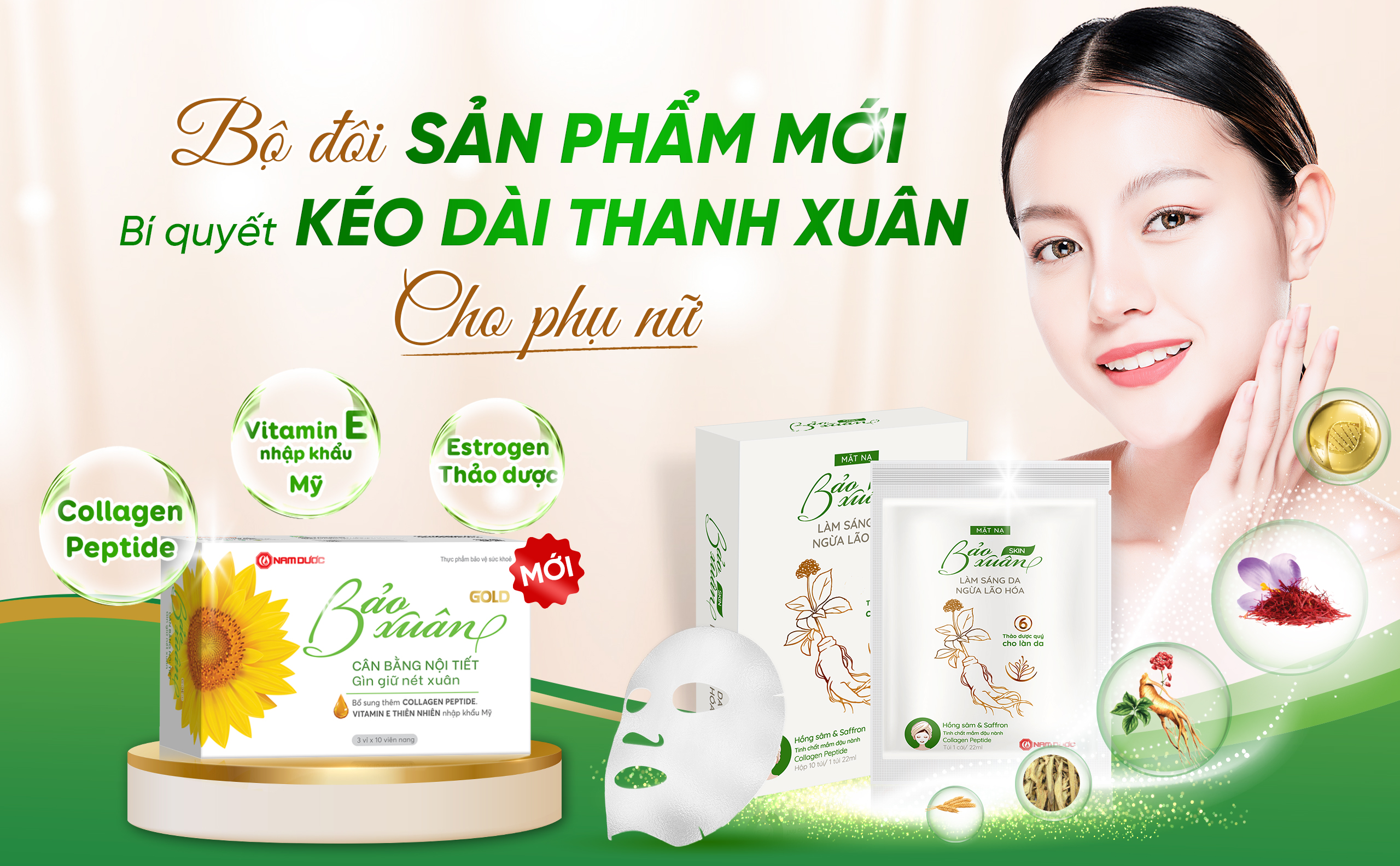 Bảo Xuân tri ân phái đẹp: Ưu đãi lớn mua 1 tặng 1 - Combo "Khỏe bên ...