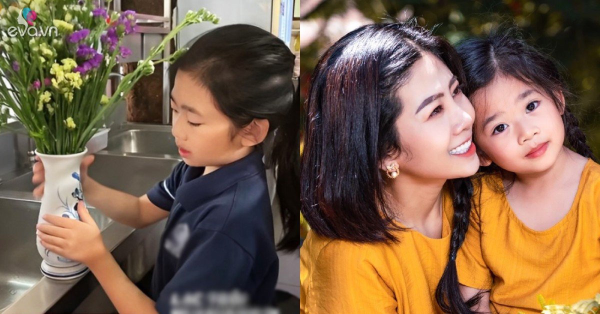 Lavie con gái Mai Phương tự tay thắp hương cho mẹ, dáng vẻ cô bé 10 ...