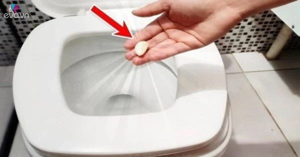 Tại sao ban đêm nên bỏ 1 tép tỏi vào bồn cầu? Biết lý do tôi liền học theo
