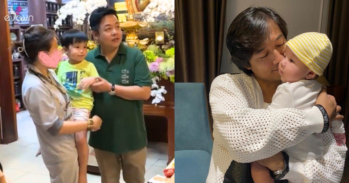 Quang Lê từ Mỹ về nước viếng Quý Bình, ôm hôn con trai cố nghệ sĩ, bé Eric nhìn di ảnh liên tục ...