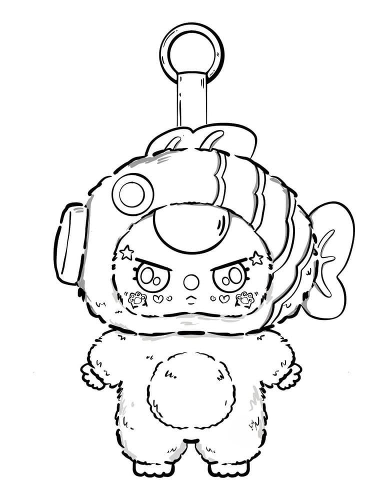 15 bức tranh tô màu Baby Three, bé tự do tô màu mắt yêu thích (P3)