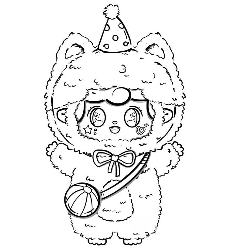 15 bức tranh tô màu Baby Three, đặc biệt phiên bản secret cho bé thỏa ...