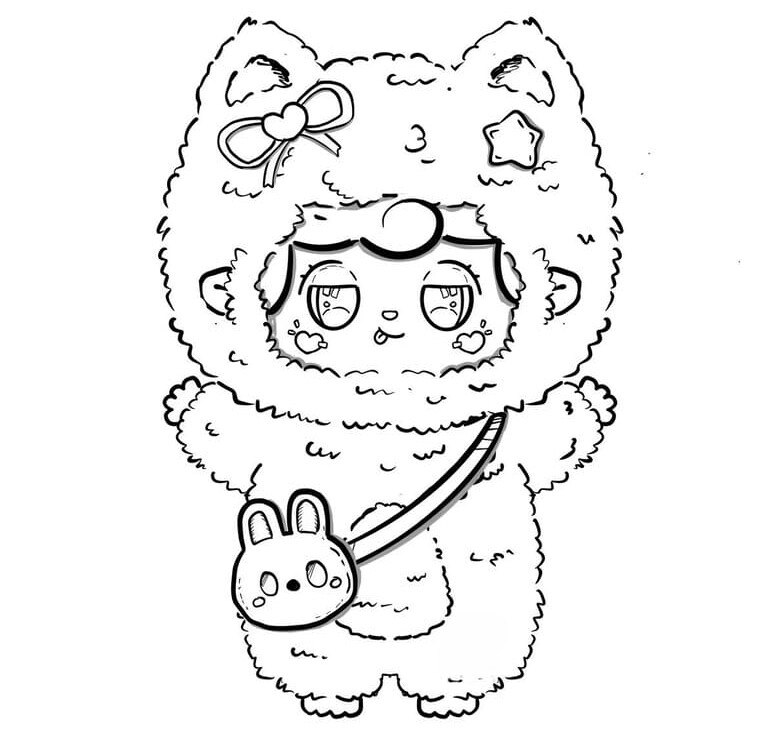 15 bức tranh tô màu Baby Three, đặc biệt phiên bản secret cho bé thỏa ...