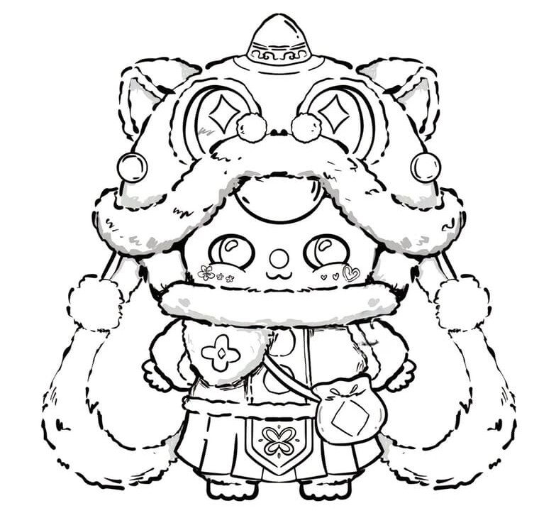 15 bức tranh tô màu Baby Three, đặc biệt phiên bản secret cho bé thỏa ...