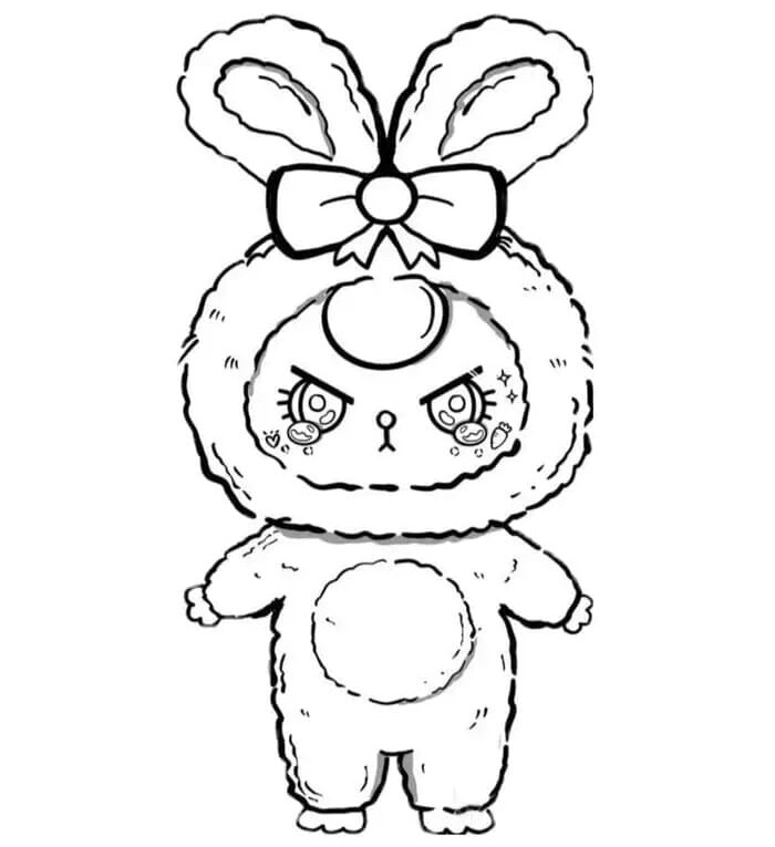 15 bức tranh tô màu Baby Three, đặc biệt phiên bản secret cho bé thỏa ...