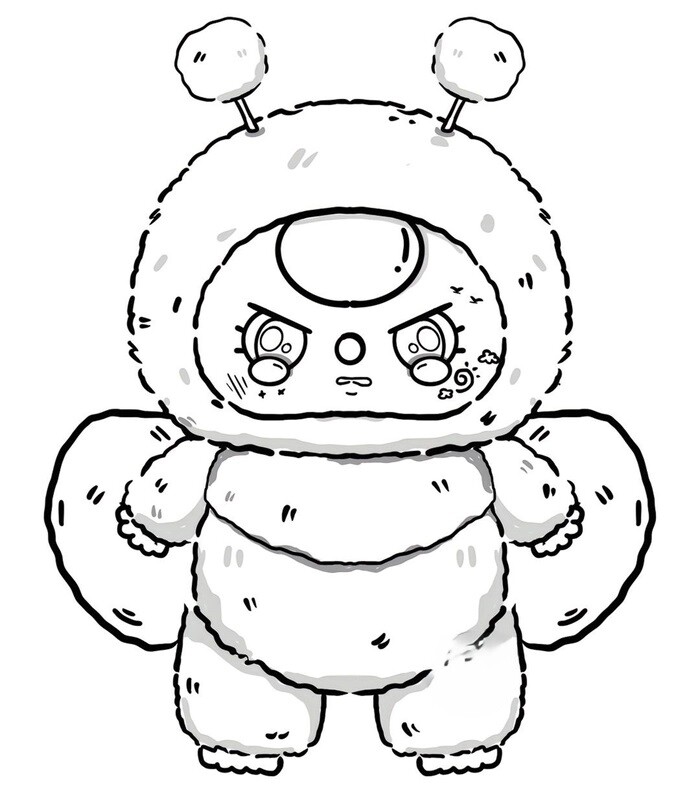 15 bức tranh tô màu Baby Three, cho bé thỏa sức sáng tạo ra nhiều phiên bản