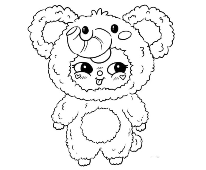 15 bức tranh tô màu Baby Three, cho bé thỏa sức sáng tạo ra nhiều phiên bản