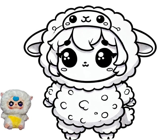 15 bức tranh tô màu Baby Three, cho bé thỏa sức sáng tạo ra nhiều phiên bản