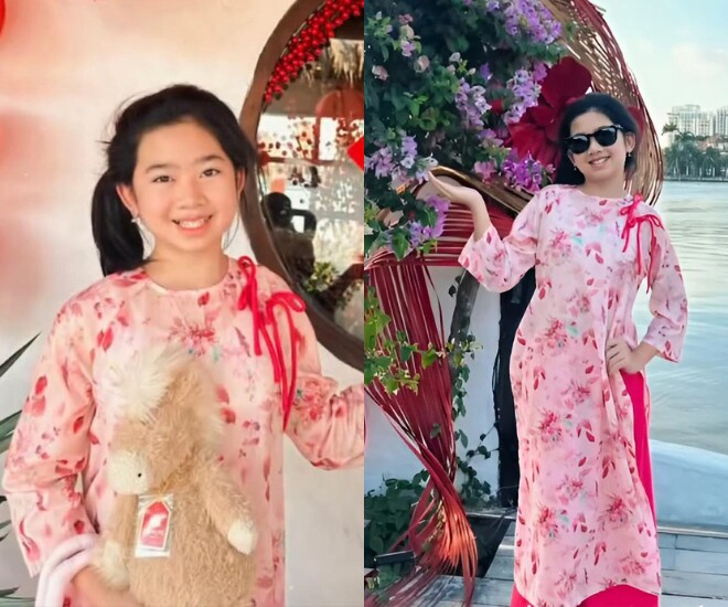 Con gái cố diễn viên Mai Phương ra dáng thiếu nữ khi mặc áo dài, ngày ...