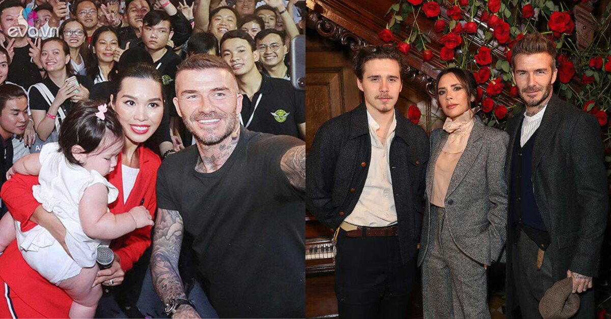 Siêu mẫu Hà Anh công khai ủng hộ vợ chồng David Beckham, khoe hình ảnh ...