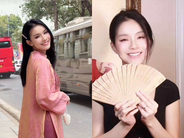 Hoa hậu Thùy Lâm đứng với con gái nhìn hệt 2 chị em, ái nữ 13 tuổi có ...