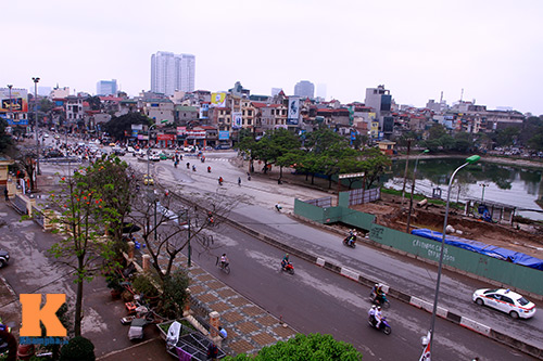 Ngắm đường Trường Chinh cong hình chữ S
