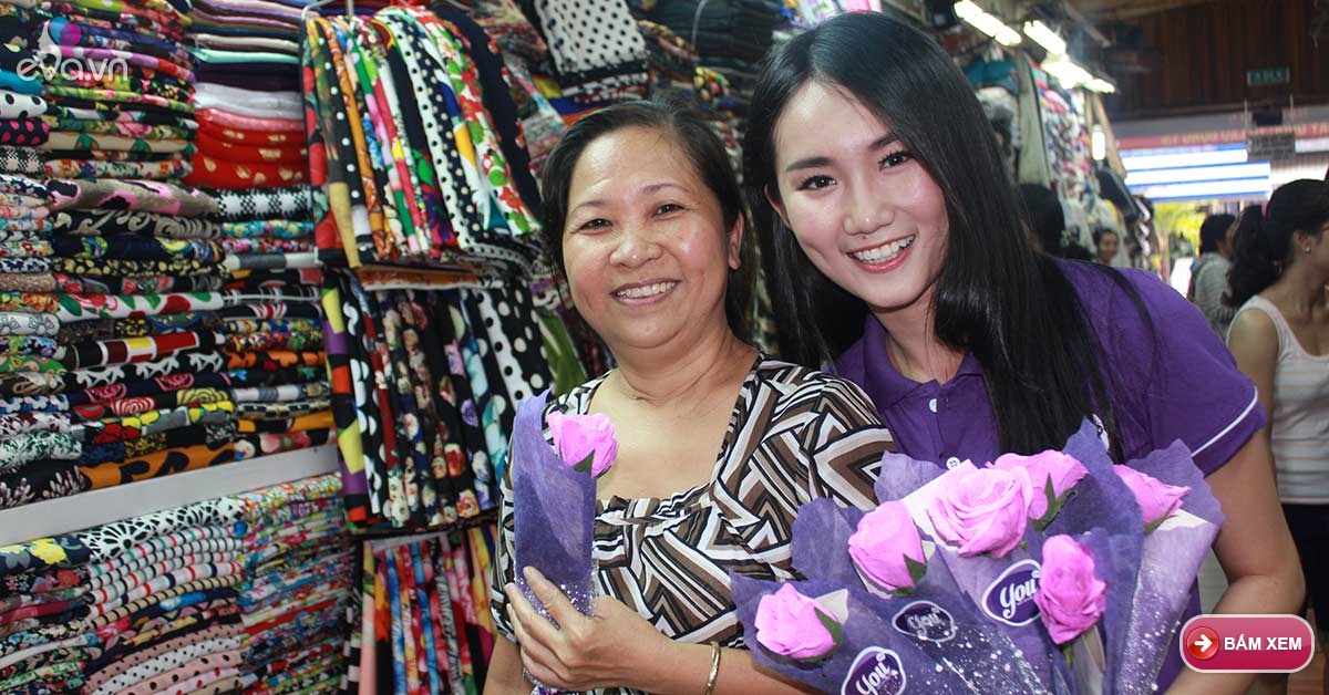 Kiện tướng dancesport 9X Mỹ An xuống phố tặng hoa cho phụ nữ