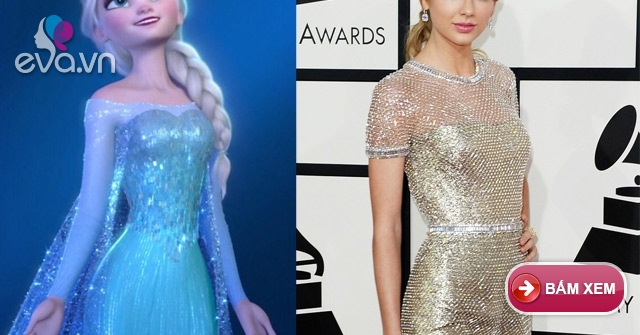 Taylor Swift được so sánh với nữ hoàng băng giá Elsa