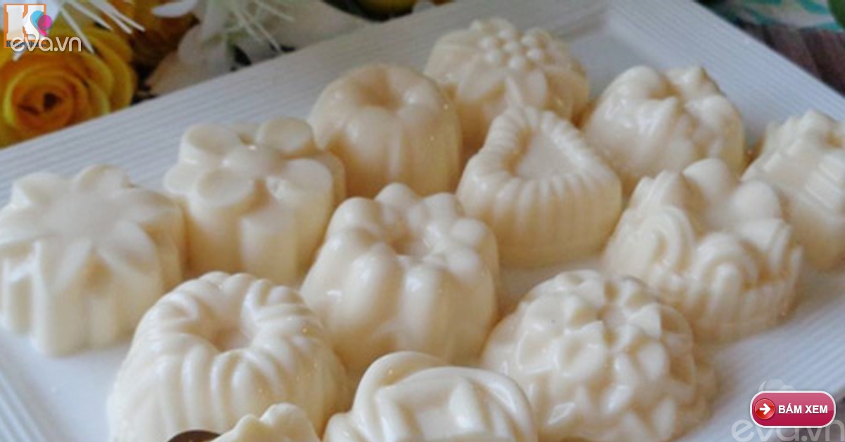 Pudding sữa thanh mát, dễ làm, ai cũng mê