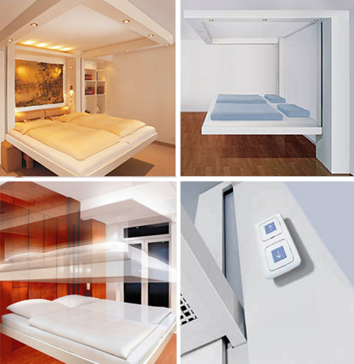 BedUp - giường nâng lên, hạ xuống siêu chất cho nhà chật