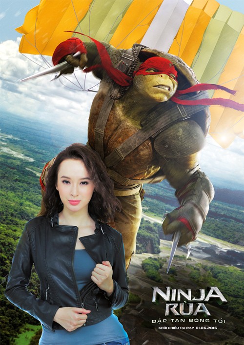 Ninja Rua | Angela Phương Trinh gợi cảm bên bộ tứ Ninja Rùa