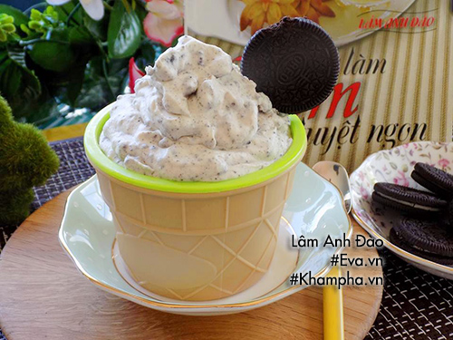 Tự làm kem oreo ngon, mát lạnh như ngoài tiệm