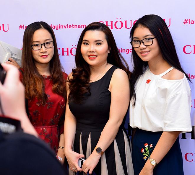 Dàn Beauty blogger nổi tiếng ủng hộ Chou Chou ra mắt tại Việt Nam