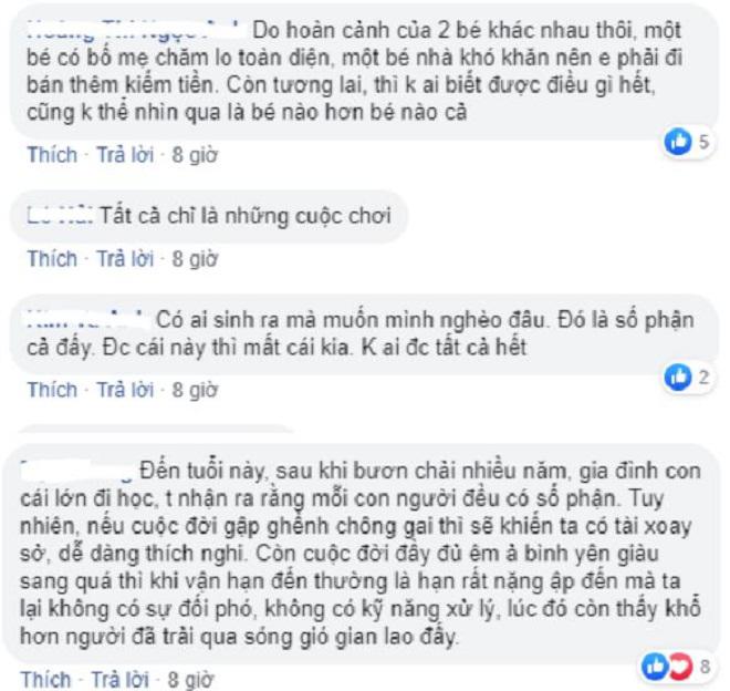 2 đứa trẻ cùng một độ tuổi nhưng có số phận khác nhau khiến nhiều người ...