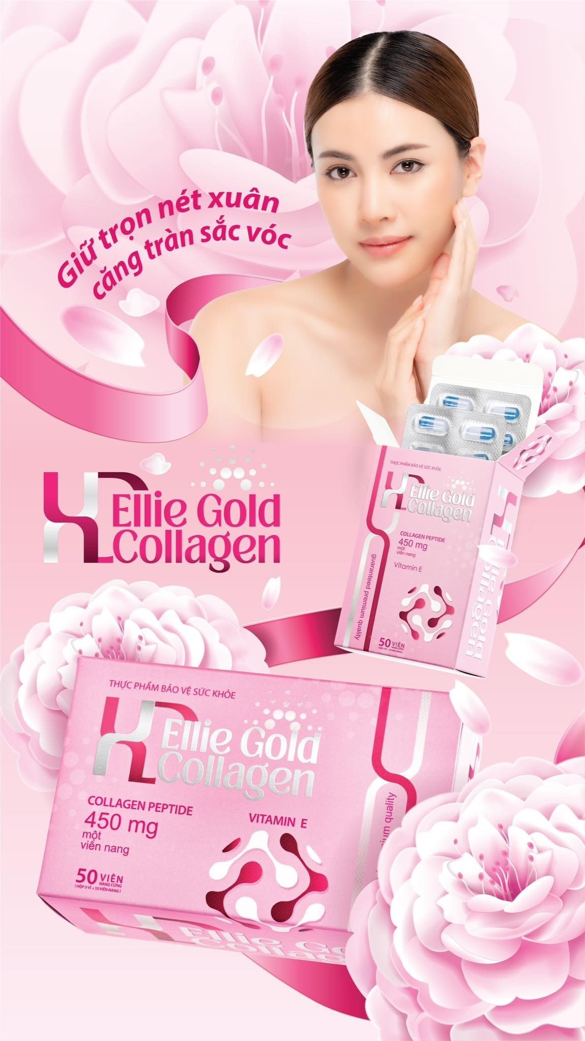 HD Ellie Gold đột phá công nghệ Collagen mang lại vẻ đẹp cho làn da
