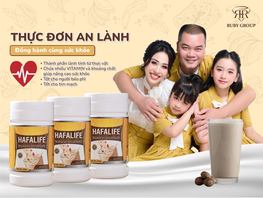 CEO Ruby Group Nguyễn Quế Anh chia sẻ về bữa ăn lành mạnh thuần chay Hafalife