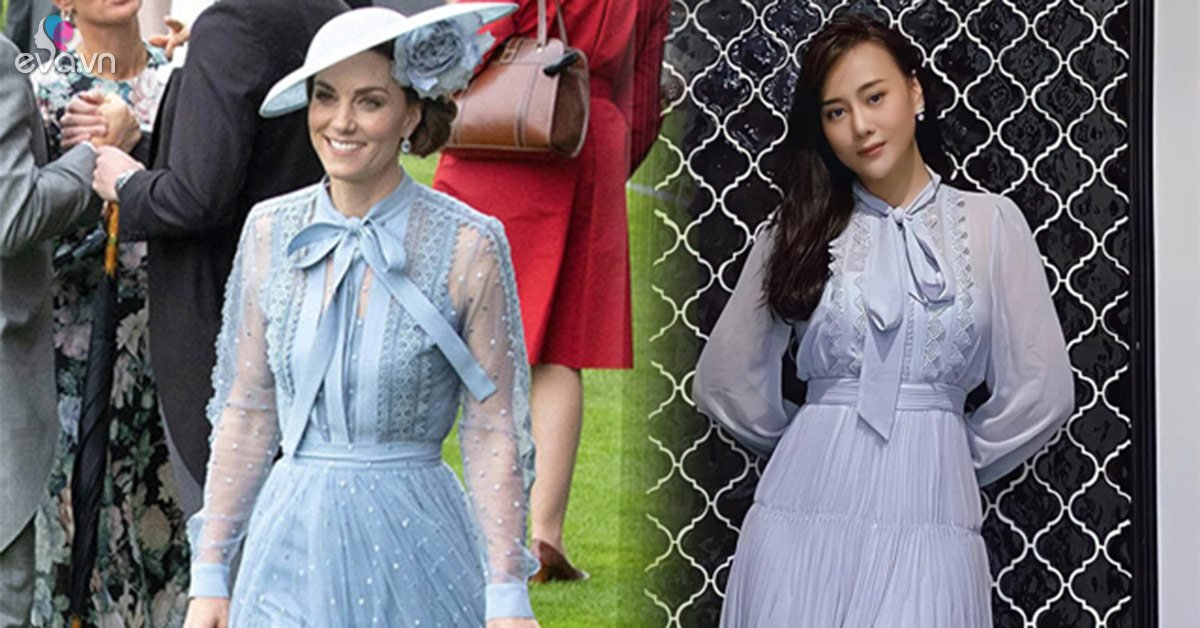 Vương phi Kate lại mặc đồ cũ 4 năm trước, đáng bàn là Phương Oanh cũng ...
