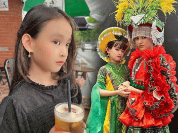 Con gái của nàng mẫu 1m79 bị gán mác gái hư: 7 tuổi diễn thời trang ...