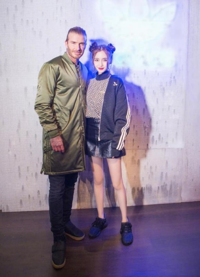 Từng lộ ảnh cưới, Angelababy giờ lại thân mật bên Beckham còn chụp ảnh ...