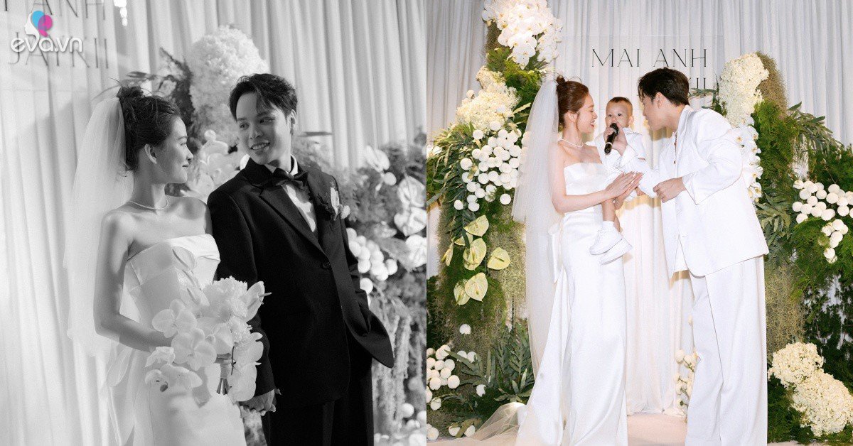 Những khoảnh khắc xúc động trong đám cưới của Jaykii - Trương Hoàng Mai Anh sau khi có con chung