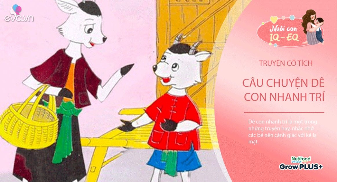 Truyện cổ tích: Dê con nhanh trí