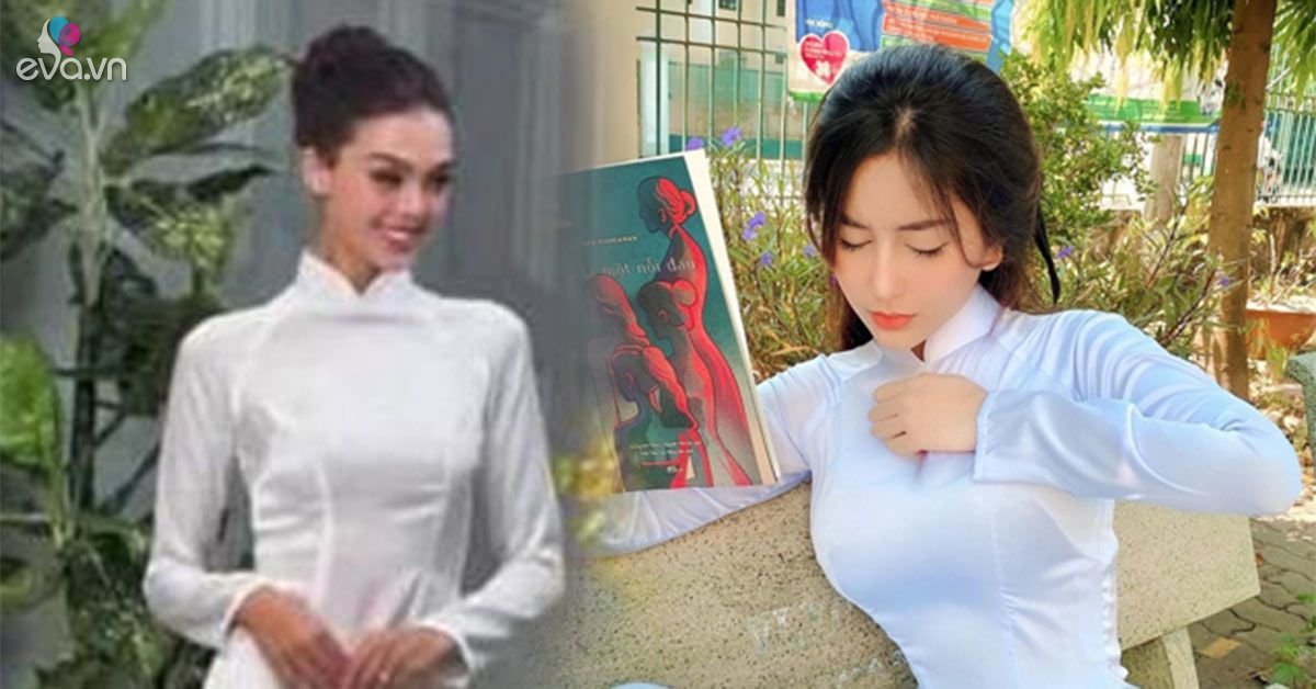 Vợ Tây của Bùi Tiến Dũng dáng chuẩn như thiên thần nội y, vẫn thất thủ khi diện áo dài trắng