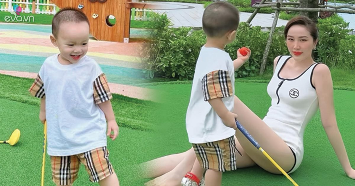 Có mẹ là phú bà, con trai cưng Bảo Thy đi dạo mặc đồ ngàn đô là chuyện ...