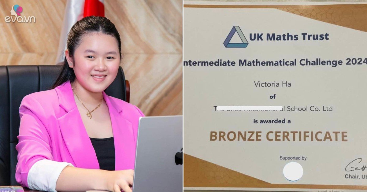 CEO 14 tuổi cao 1m72 nhờ gen của Hoa hậu Việt, đạt giải Đồng kỳ thi ...