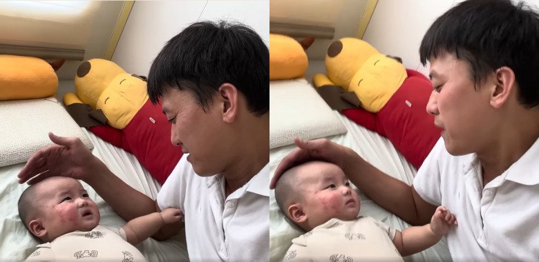 Quách Ngọc Tuyên xót lòng vì quý tử mới sinh mắc bệnh, phải ẵm đi chạy ...