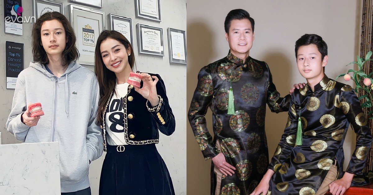 Con trai Jennifer Phạm dậy thì tóc dài ngang vai, cao 1m9, khuôn mặt ...