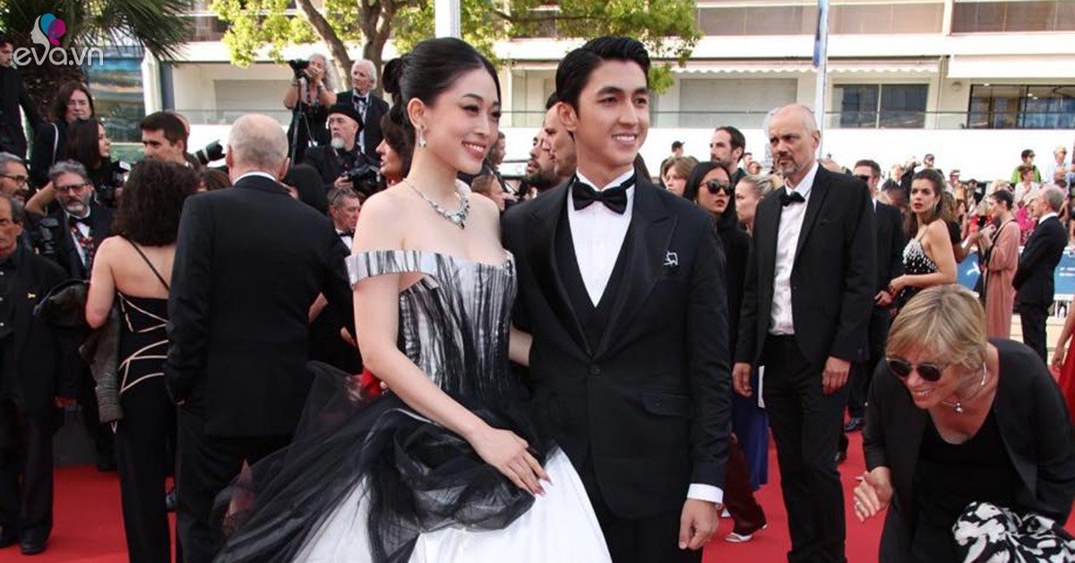 Á hậu duy nhất của Việt Nam xuất hiện lộng lẫy, có chồng hộ tống tại thảm đỏ Cannes 2024