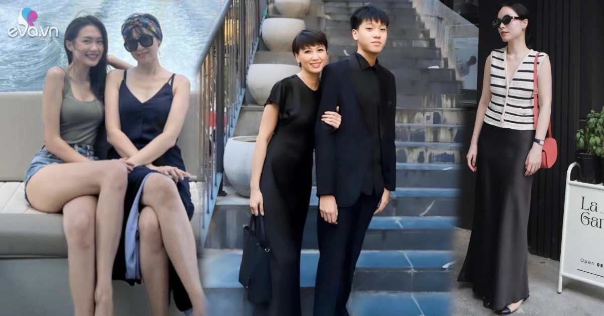 Đến trường của con trai, mẹ ruột Doãn Hải My mặc kiểu đầm "thách thức ...