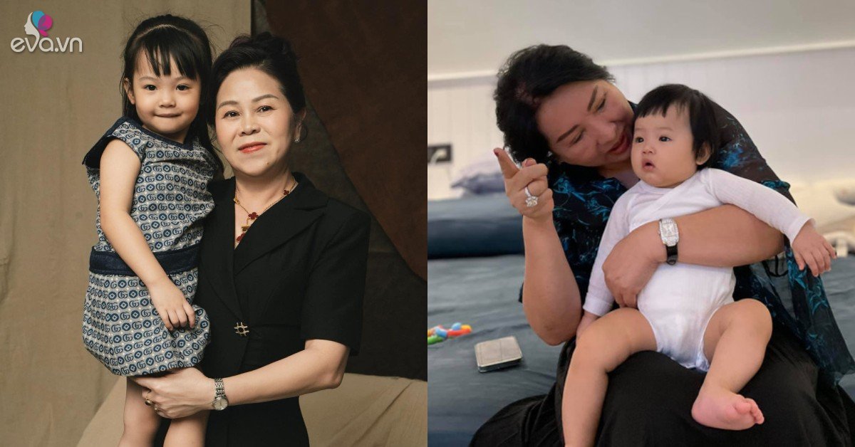 Mẹ ruột Đàm Thu Trang đẹp quý phái bên cháu ngoại Suchin, thần thái sang trọng ngang ngửa mẹ ...