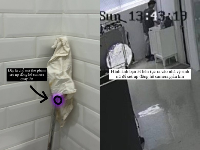 Châu Bùi bị đặt máy quay lén trong nhà vệ sinh, run bần bật chân tay ...