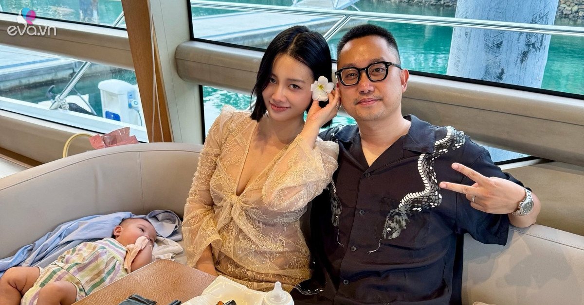 MC Quỳnh Chi đưa con gái ba tháng tuổi du lịch biển